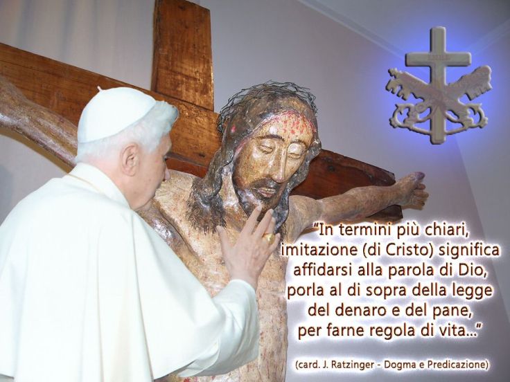 L’Imitazione di Cristo spiegata dal cardinale Ratzinger