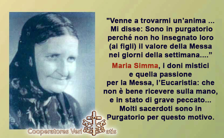 Storia edificante su Maria Simma e il Purgatorio