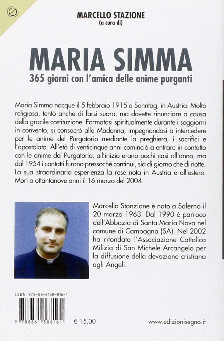 Storia edificante su Maria Simma e il Purgatorio