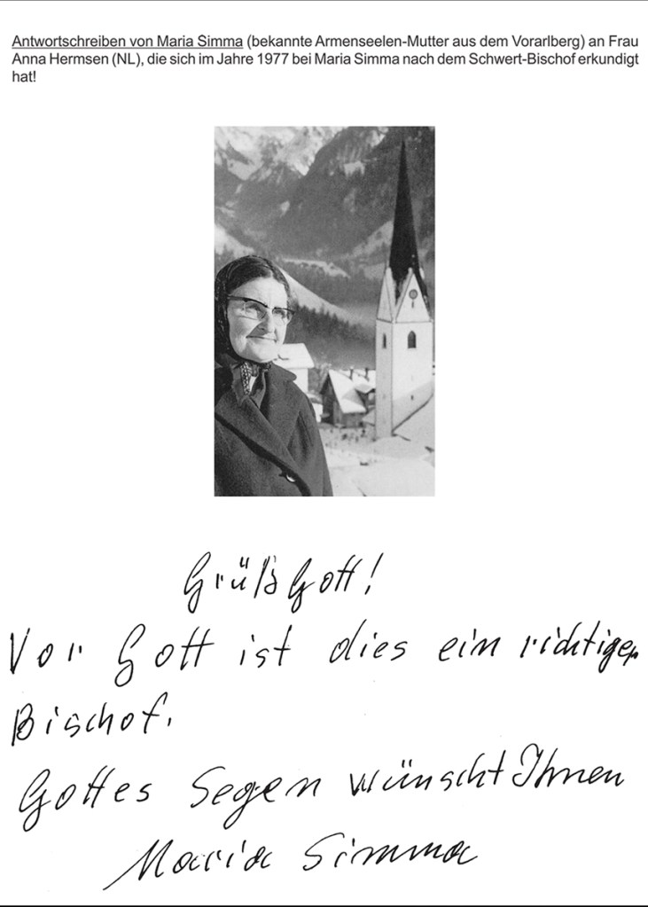 Storia edificante su Maria Simma e il Purgatorio