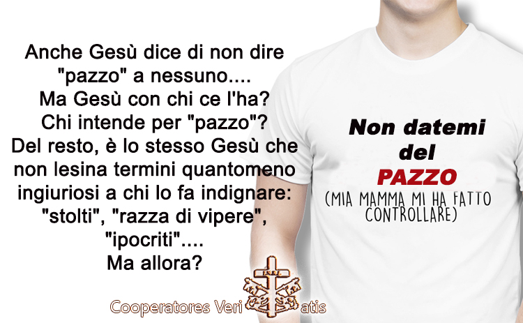 Cosa vuol dire Gesù quando dice di non dare del pazzo a nessuno?