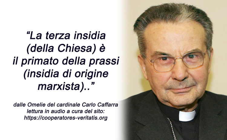 Caffarra: le 5 insidie della Chiesa di oggi